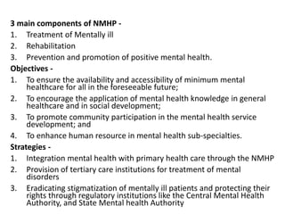 Mental health & NMHP | PPTX