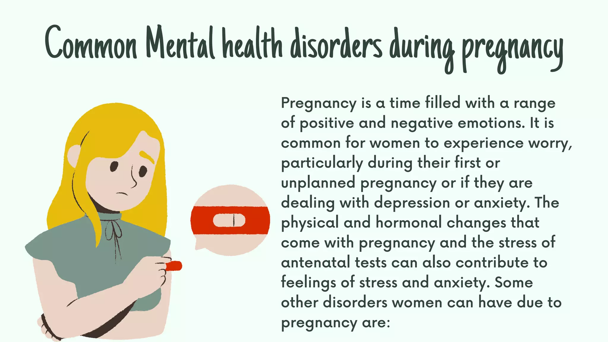 Mental Health of Women during Pregnancy: Signs and Treatment | Solh ...