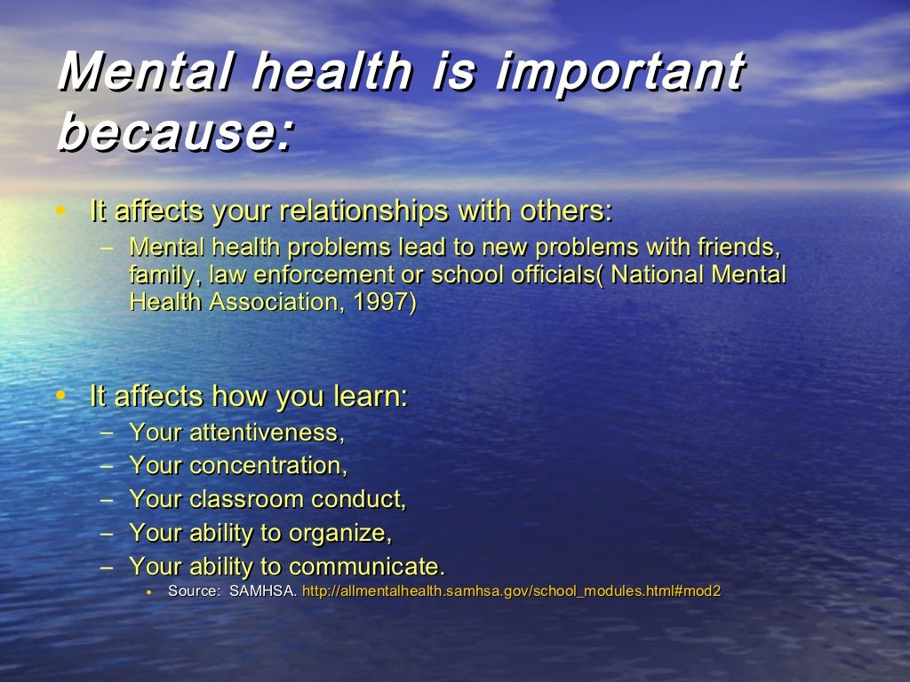 Mental health ppt.