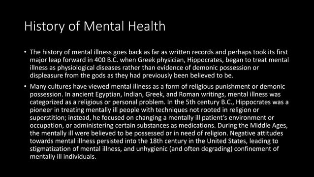 Mental health ppt | PPT