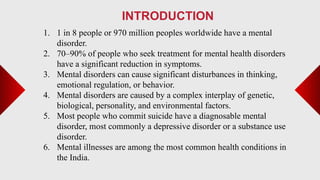 Mental Health Prediction System Using Machine Learning | PPTX