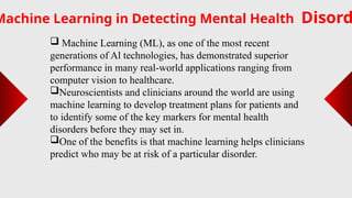 Mental Health Prediction System Using Machine Learning | PPTX