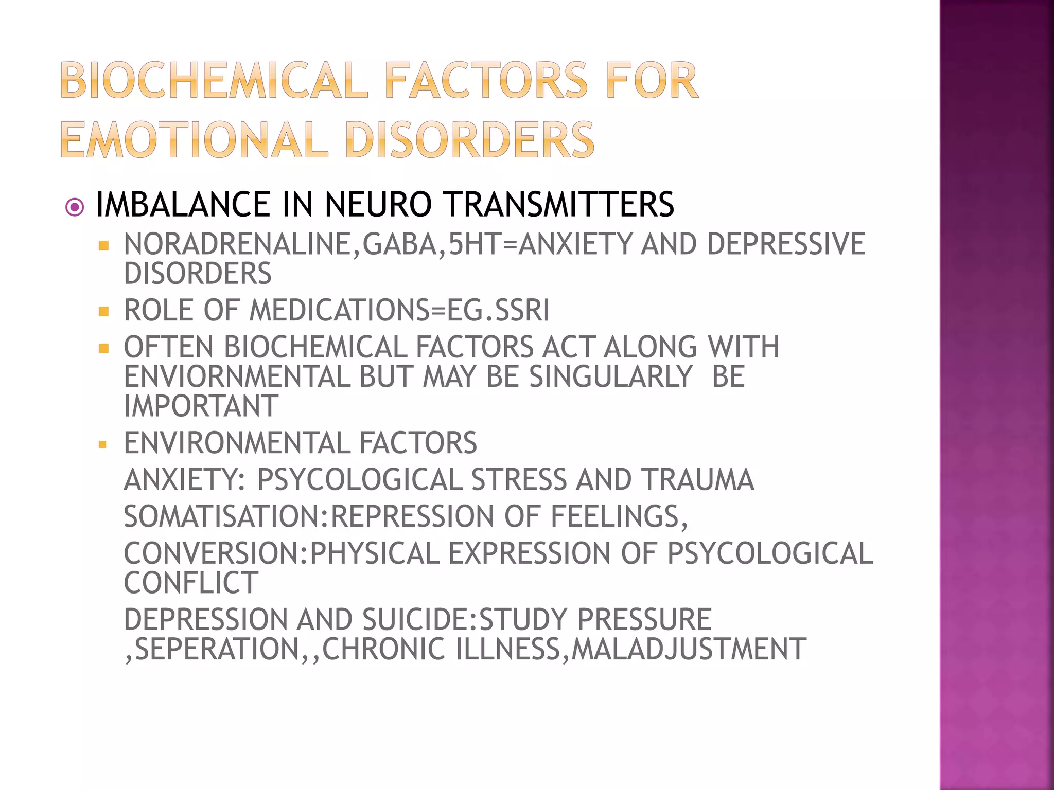 Mental health problems of adolescents and management | PPTX