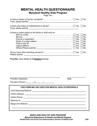 Mental health questionnaire13-20yrs_english | PDF