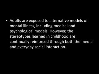 Mental health representation | PPTX
