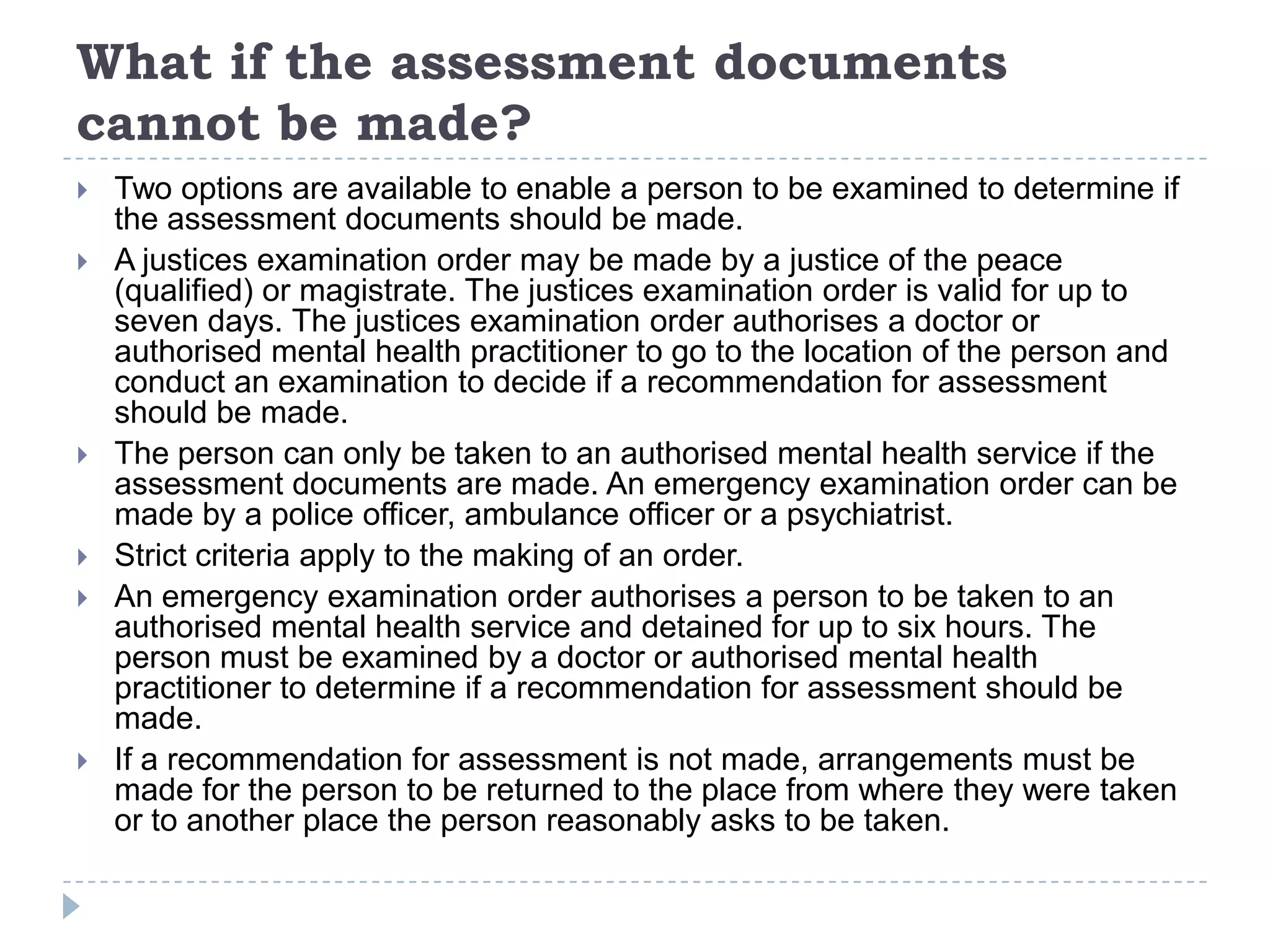 Mental Health Risk Assessment | PPTX