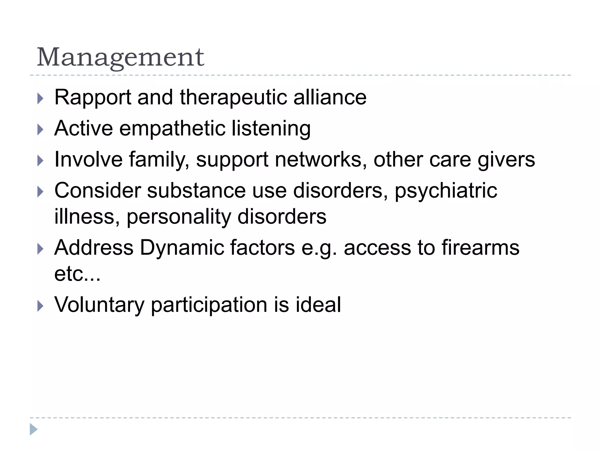 Mental Health Risk Assessment | PPTX
