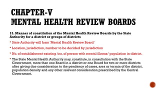 THE MHCA - Mental health rules 2017 .pptx