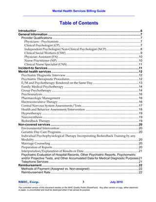 Mental Health Services Guide | PDF