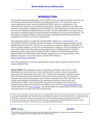 Mental Health Services Guide Pdf