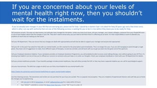 Mental health spectrum | PPT