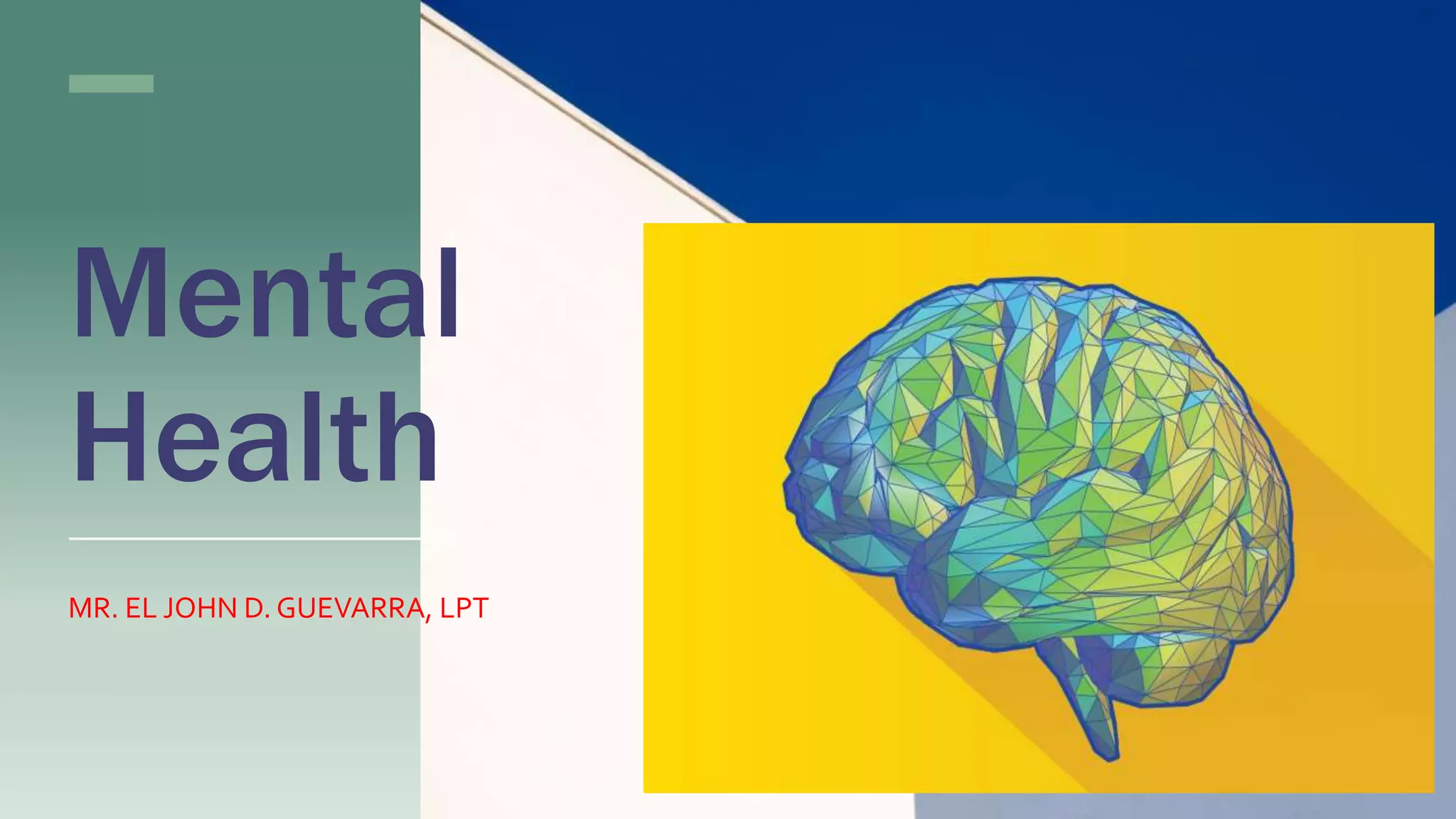 Mental health and stress | PPTX