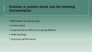 Mental health and stress | PPTX