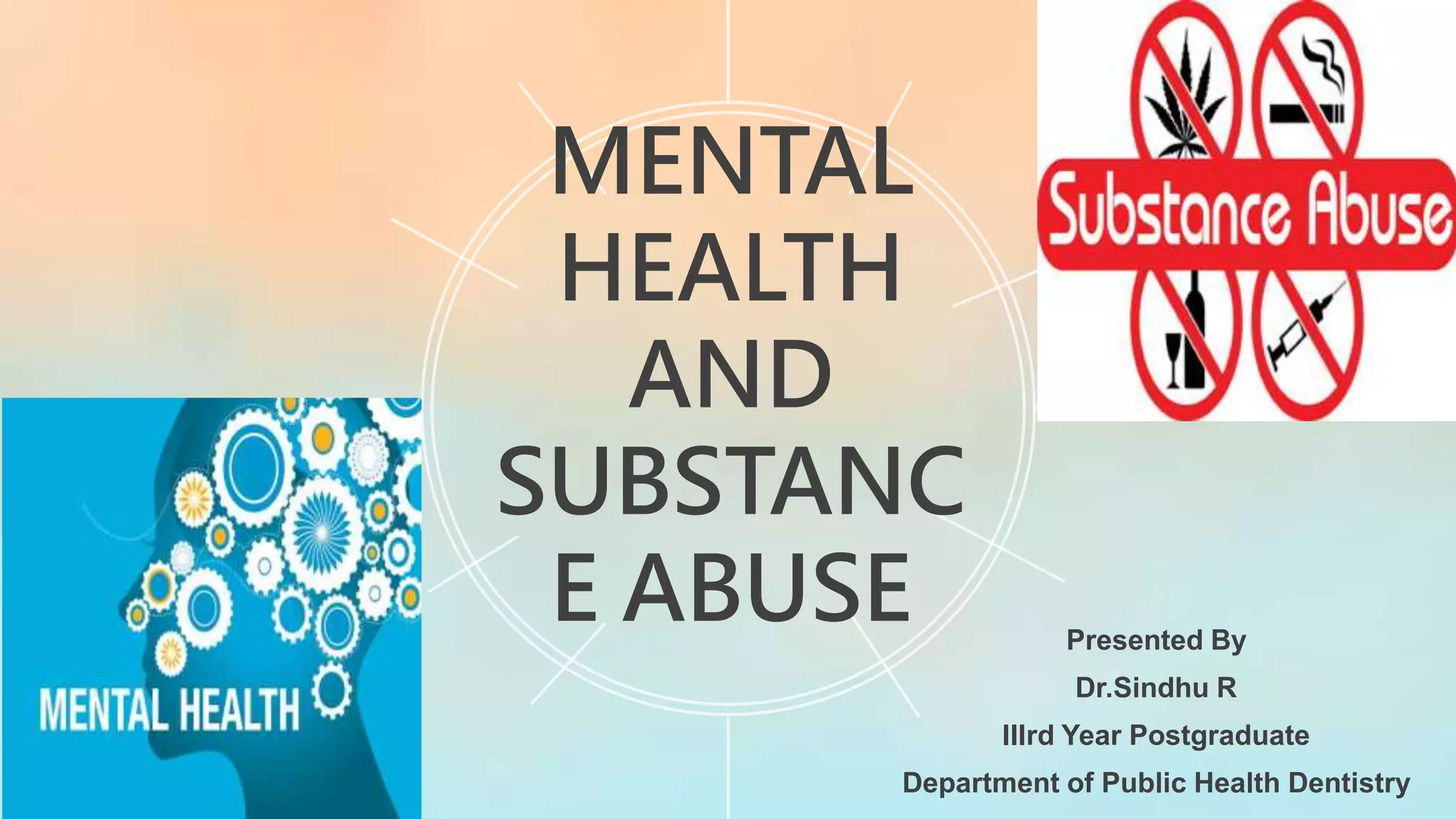 Mental health and substance abuse | PPTX