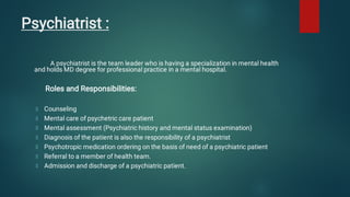 MENTAL HEALTH TEAM.pdf | Mental Health | Diseases and Conditions