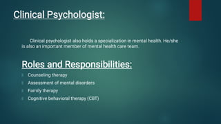 MENTAL HEALTH TEAM.pdf | Mental Health | Diseases and Conditions