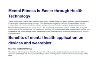 Mental Health Technology Trends_ The Role Of Technology In Mental ...