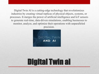 Digital Twin ai | PPT