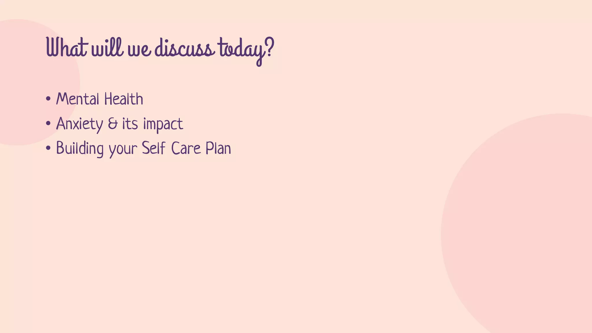 Mental health for everyone: Building a self-care plan | PDF
