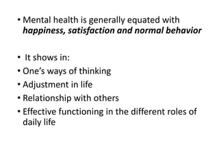MENTAL health in psychiatry WPS Office.pptx
