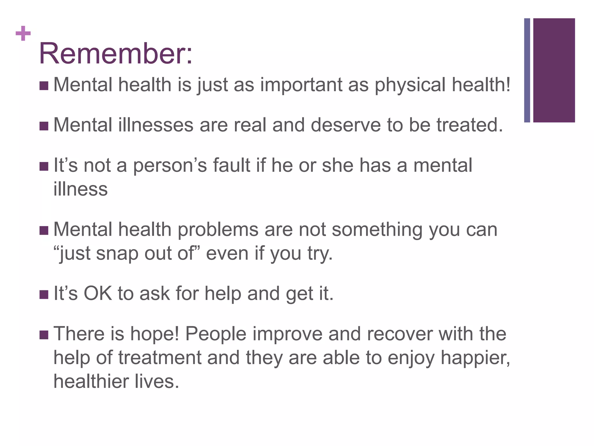 Mental illness | PPTX