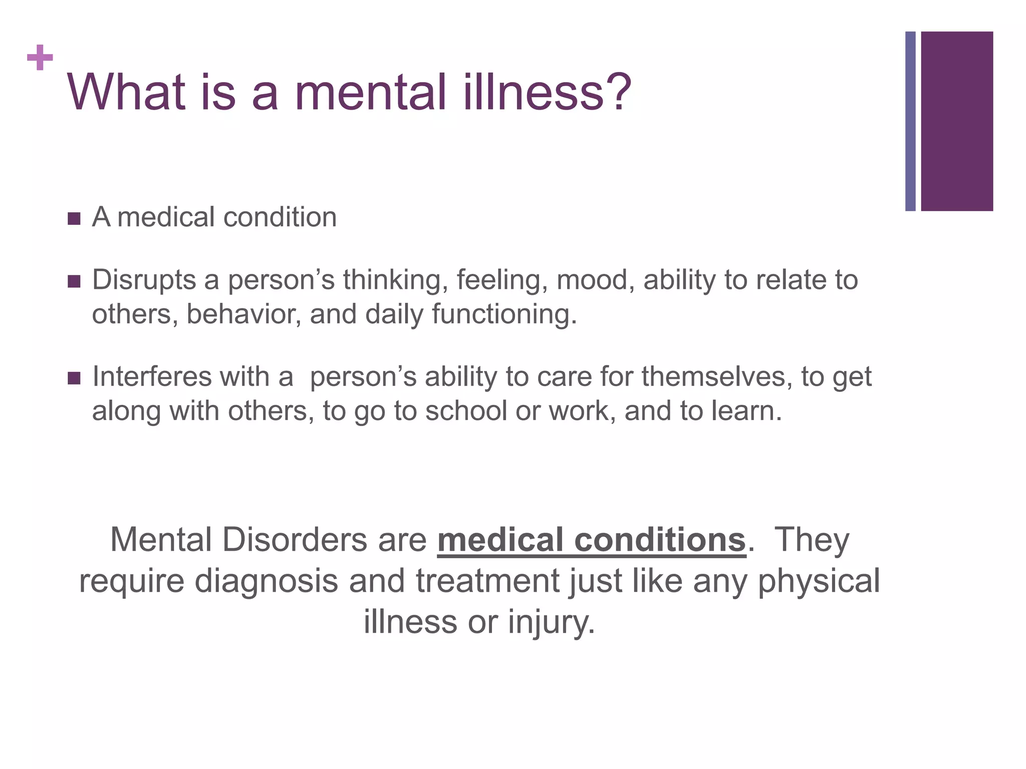 Mental illness | PPTX