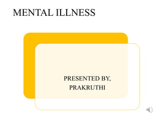 Mental illness | PPT