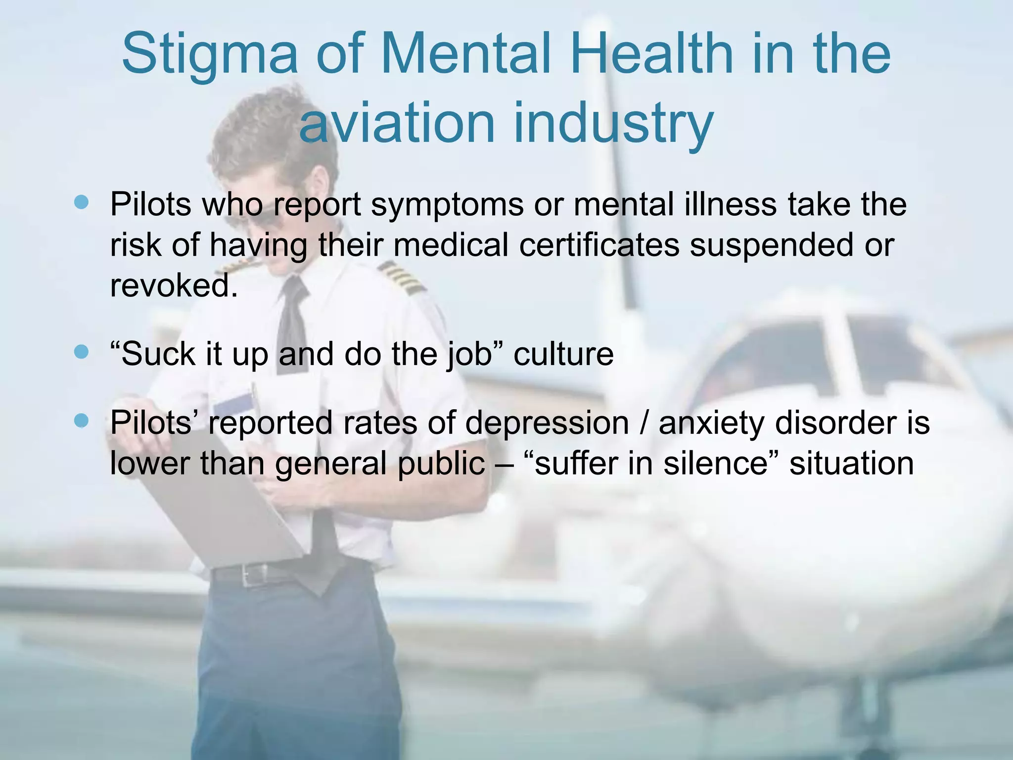 Pilot well-being & Mental Illness | PPT