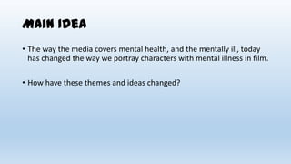 Mental Illness in film | PPT