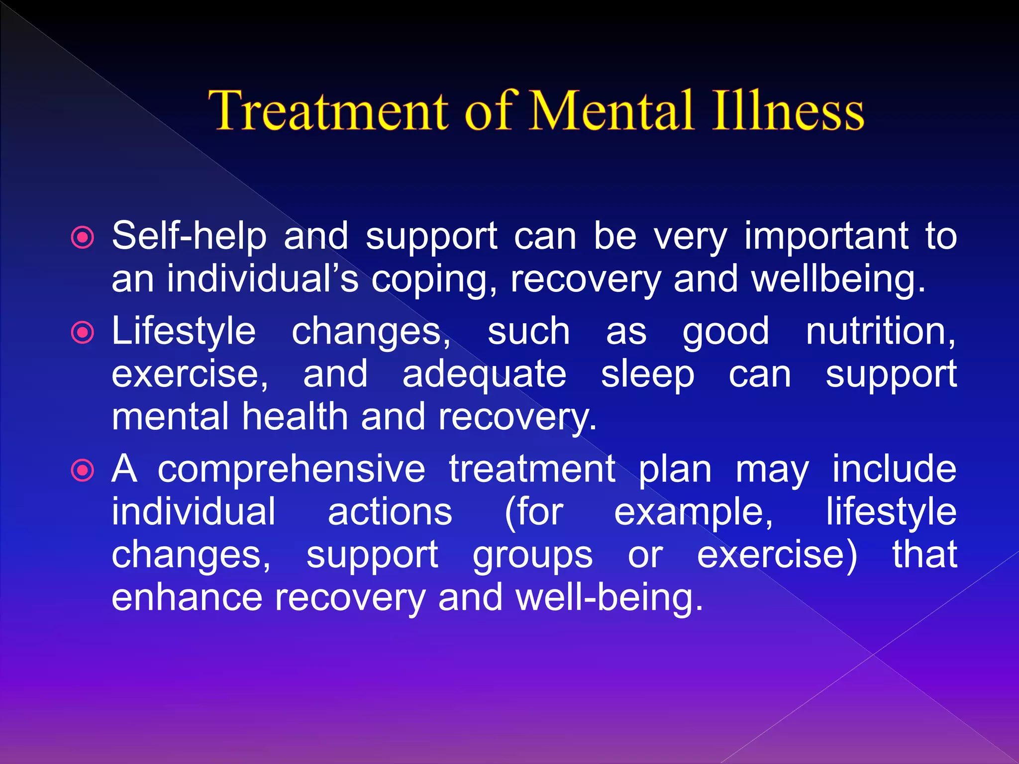 Mental Illness Symptoms Causes Treatment Pptx