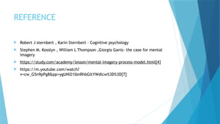 Presentation on MENTAL IMAGERY (cognitive psychology).pptx