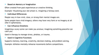 Presentation on MENTAL IMAGERY (cognitive psychology).pptx