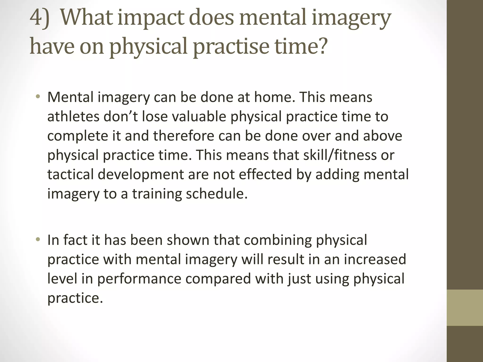 Mental imagery answers | PPTX