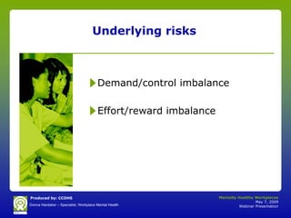 Mentally Healthy Workplaces | PPT