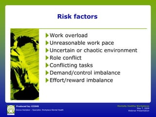 Mentally Healthy Workplaces | PPT