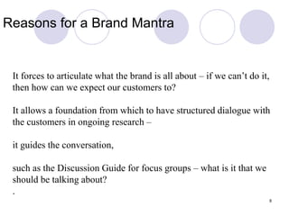 Mental Map Brand Mantra.ppt