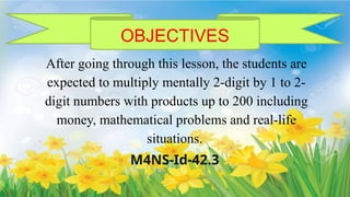 mental mathematics two digits by one digits numbers.pptx