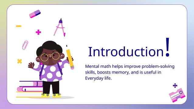 Mental Math for 4th grade “multiplication/addition/subtraction” | PPT