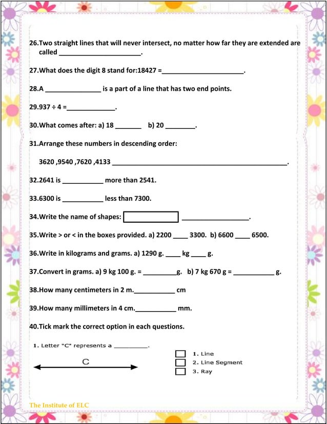 Mental mathematics 3 | PDF