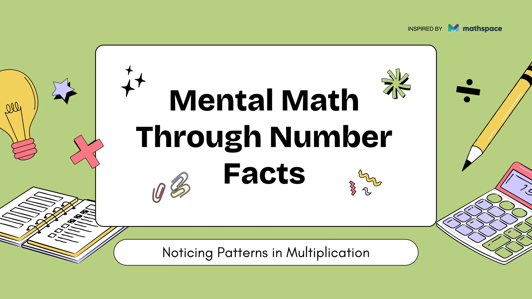 Mental Math Patterns in Multiplication and Division Education ...