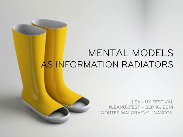 Mental models as information radiators | PPT