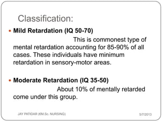 Mental retardation | PPSX