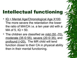 Mental retardation | PPT