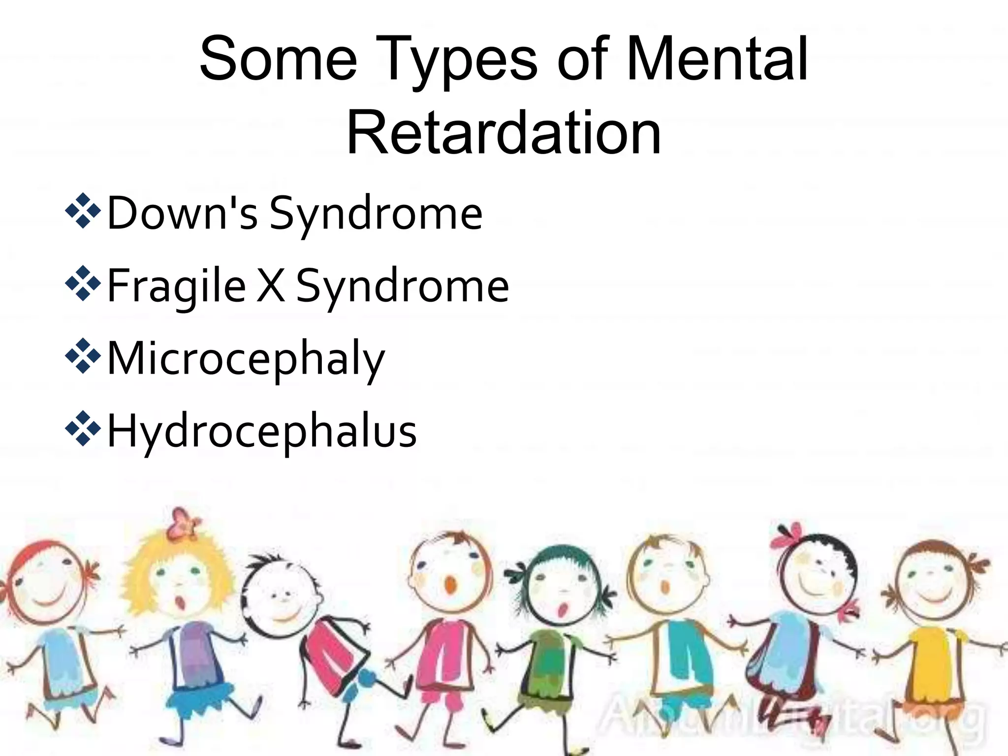 Mental retardation | PPTX