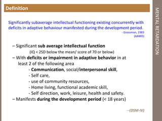 Mental Retardation | PPT