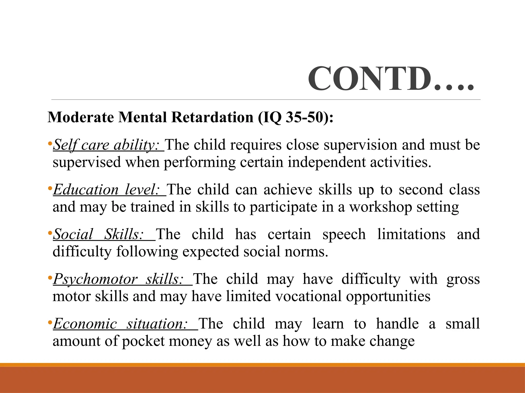 Intellectual disability, Mental Retardation | PPTX