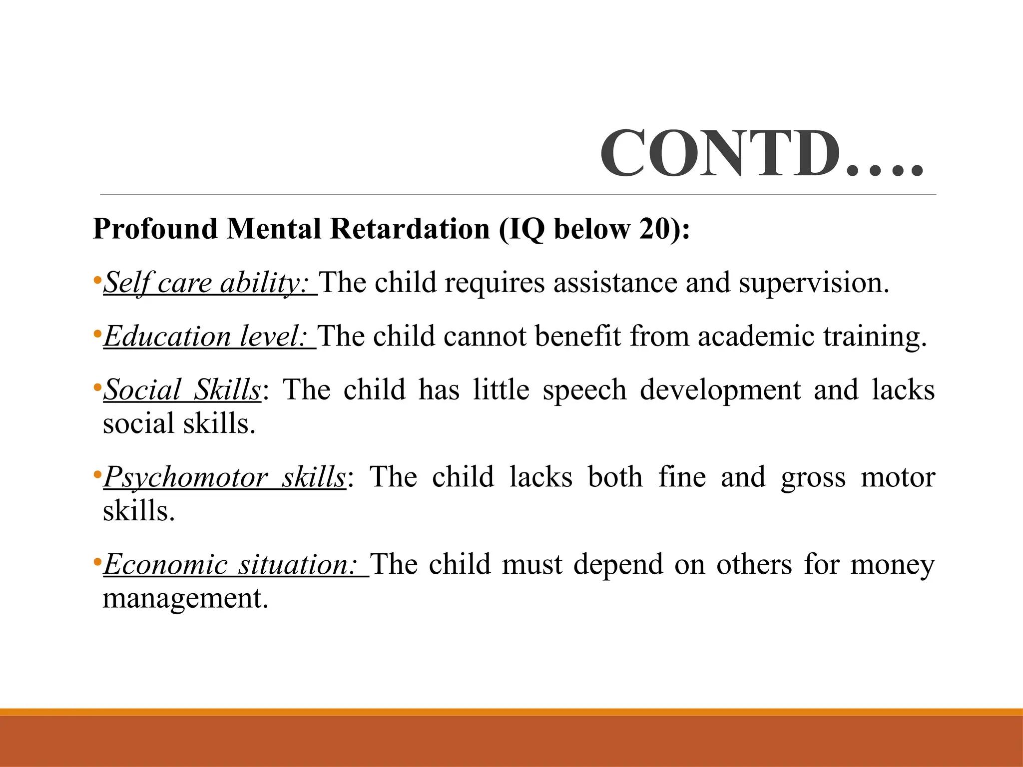 Intellectual disability, Mental Retardation | PPTX