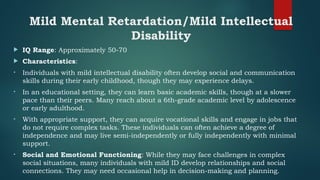 Mental retardation/Intellectual Disability | PPTX