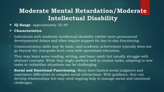 Mental retardation/Intellectual Disability | PPTX