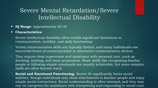 Mental retardation/Intellectual Disability | PPTX